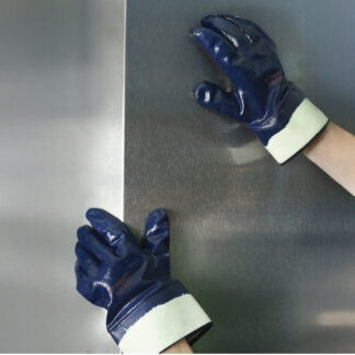 Fully Coated Nitrile Gloves | 2-1/2" Safety Cuff | Liberty Safety