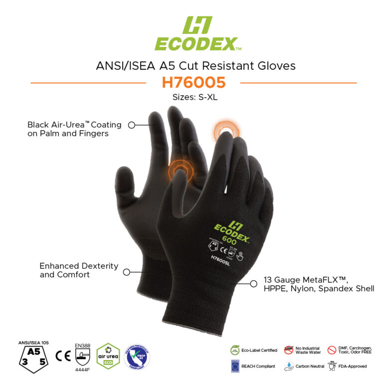 ANSI A5 Cut-Resistant Gloves | Eco-Friendly | Liberty Safety